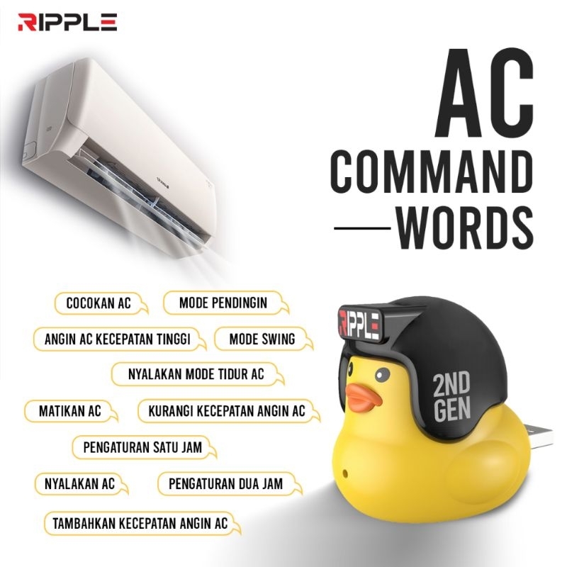 Jual (NEW) Ripple Bebek pintar Remot AI Gen2 AC/TV | Shopee Indonesia