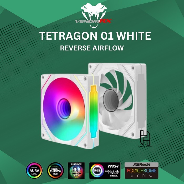 Jual Fan Case 12CM ARGB VenomRX Tetragon 01 - Reverse Fan | Shopee ...