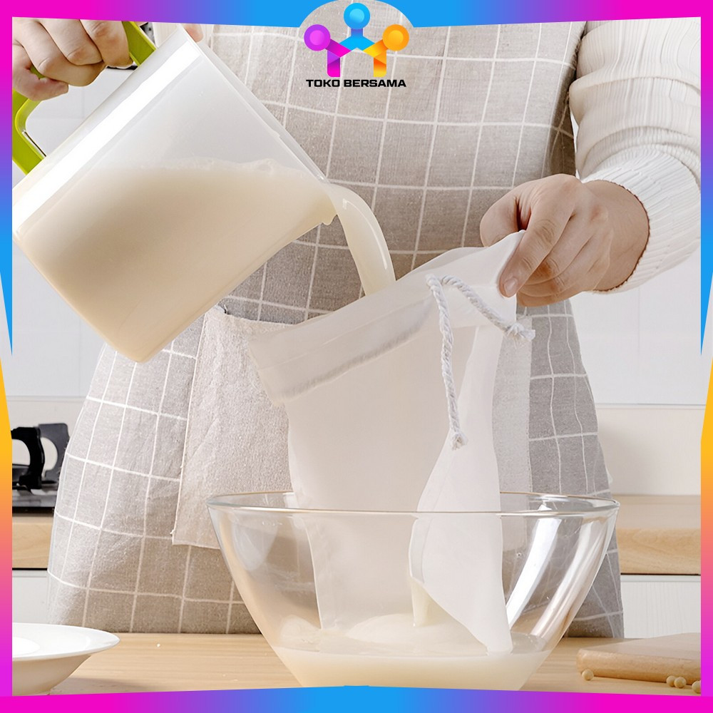 Jual Kain Saringan Praktis Transparan / Kain Peras Penyaring Susu ...