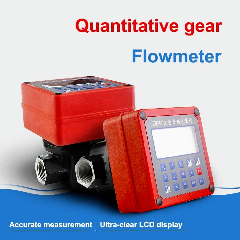 Jual OGM D25 Oval Gear Meter Flow Meter 1 Inch Minyak Solar Fuel ...