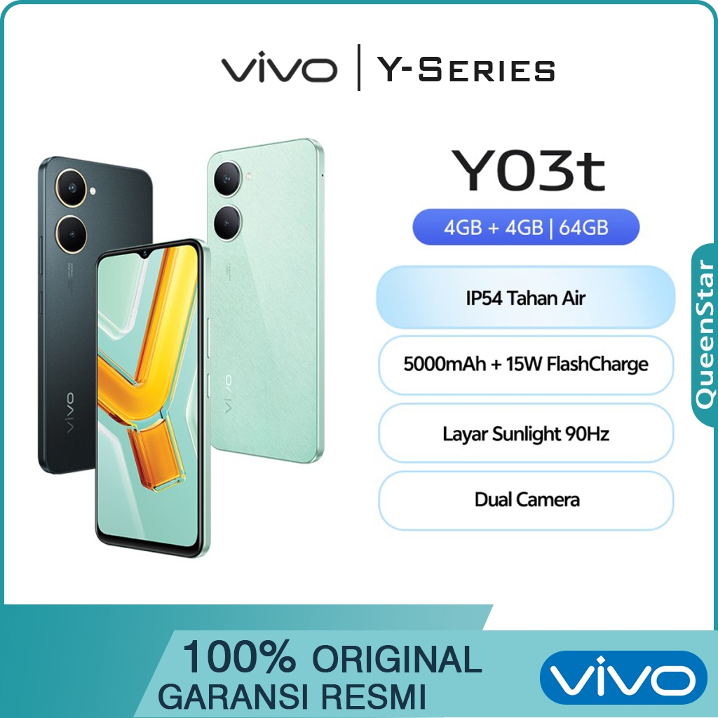 Jual vivo Y03T 4/64 Baru (Garansi Resmi) | Shopee Indonesia