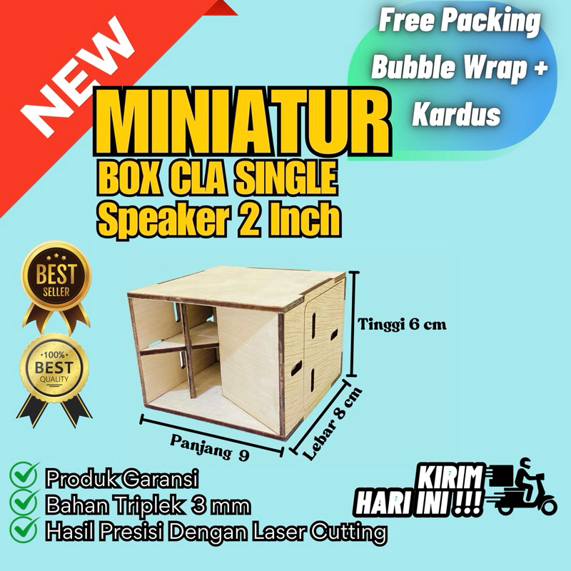 Jual Box Sound Turbo / Box CLA Single Speaker 2 inch | Shopee Indonesia
