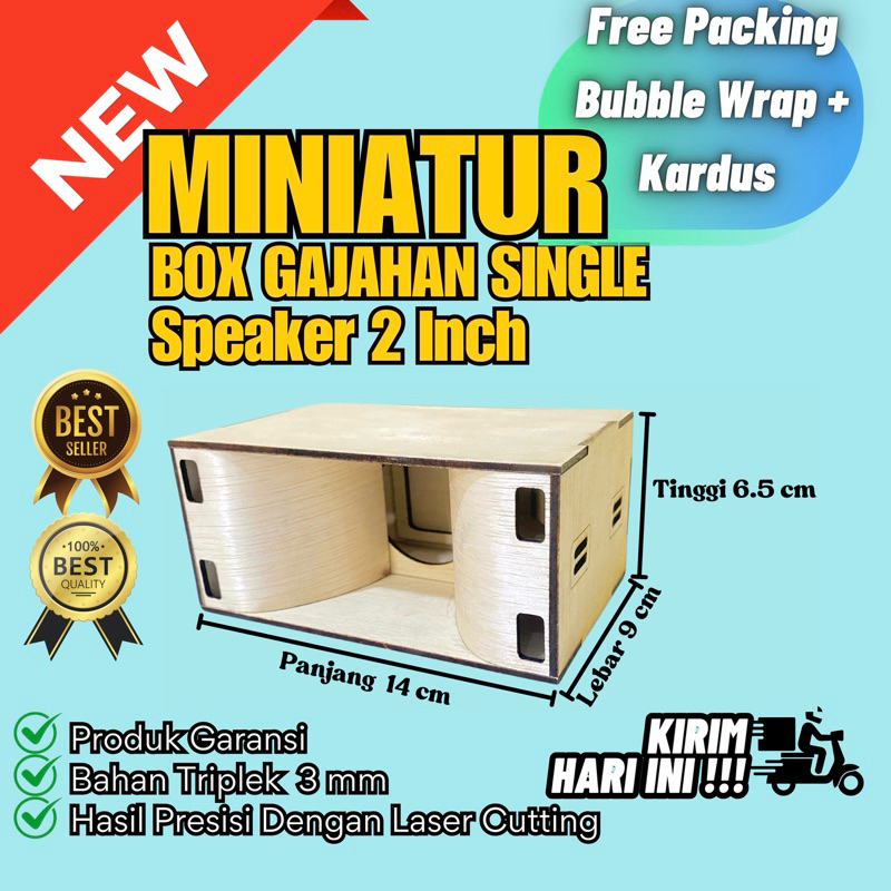 Jual Box Gajahan Single Speaker 2 Inch | Shopee Indonesia