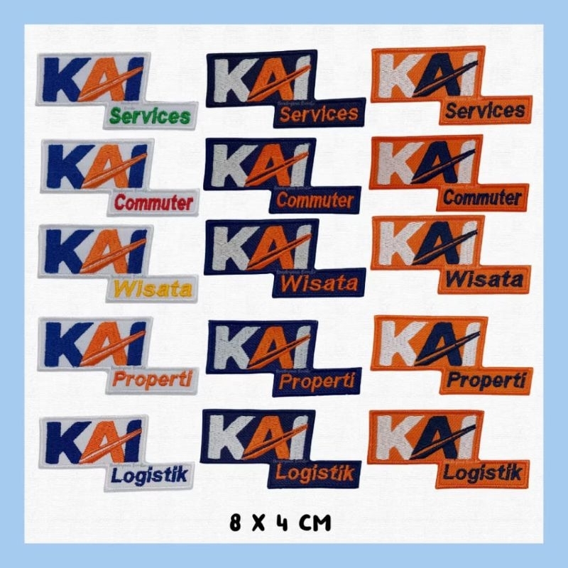 Jual Patch Logo Kai Services/Kai Properti/Kai Bandara/Kai Wisata/Kai ...