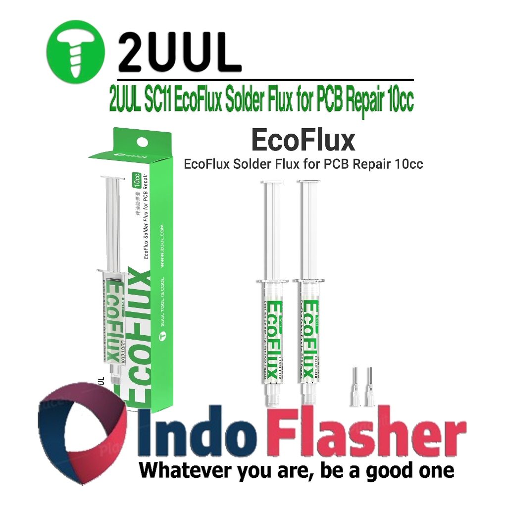 Jual 2UUL SC11 EcoFlux Solder Flux for PCB Repair 10cc Gel Pendingin ...