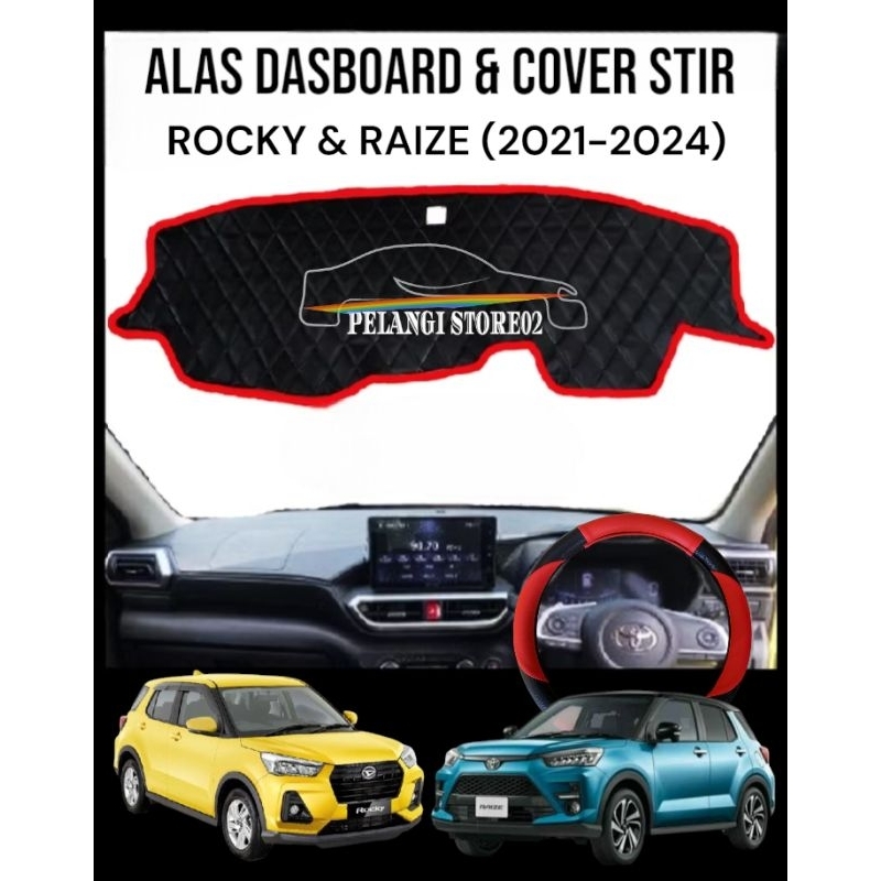 Jual Alas/Pelindung Dashboard+Cover Stir Mobil Raize & Rocky (2021-2024 ...