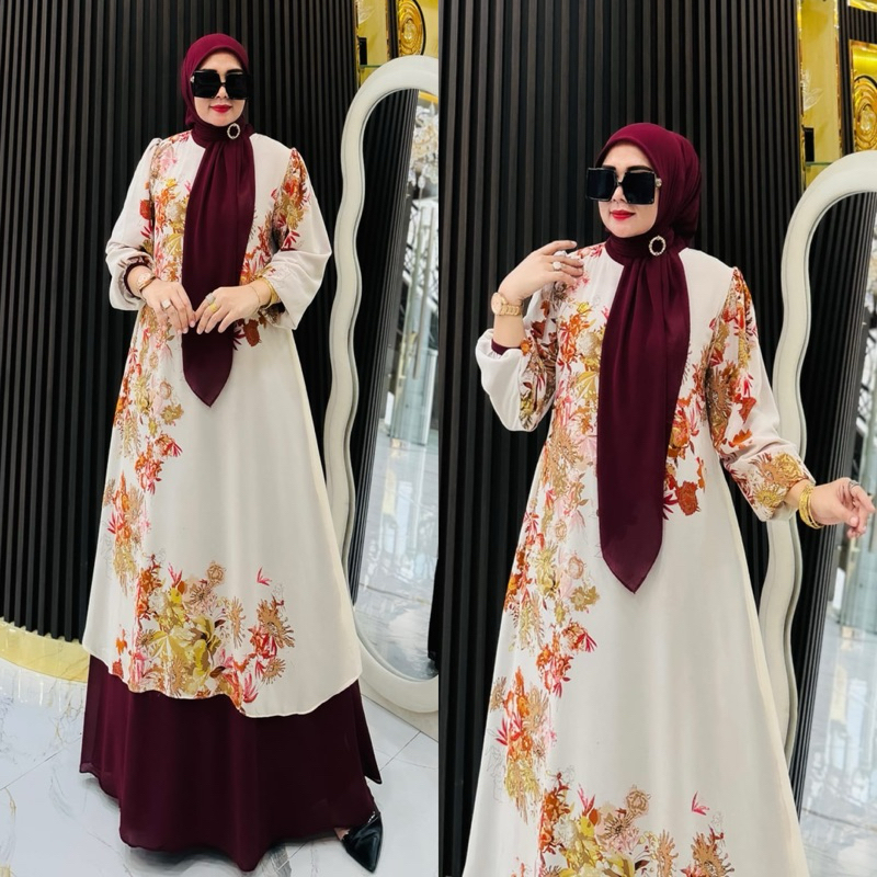 Jual LAYLA SET / Gamis Layla Set Jilbab / COD | Shopee Indonesia