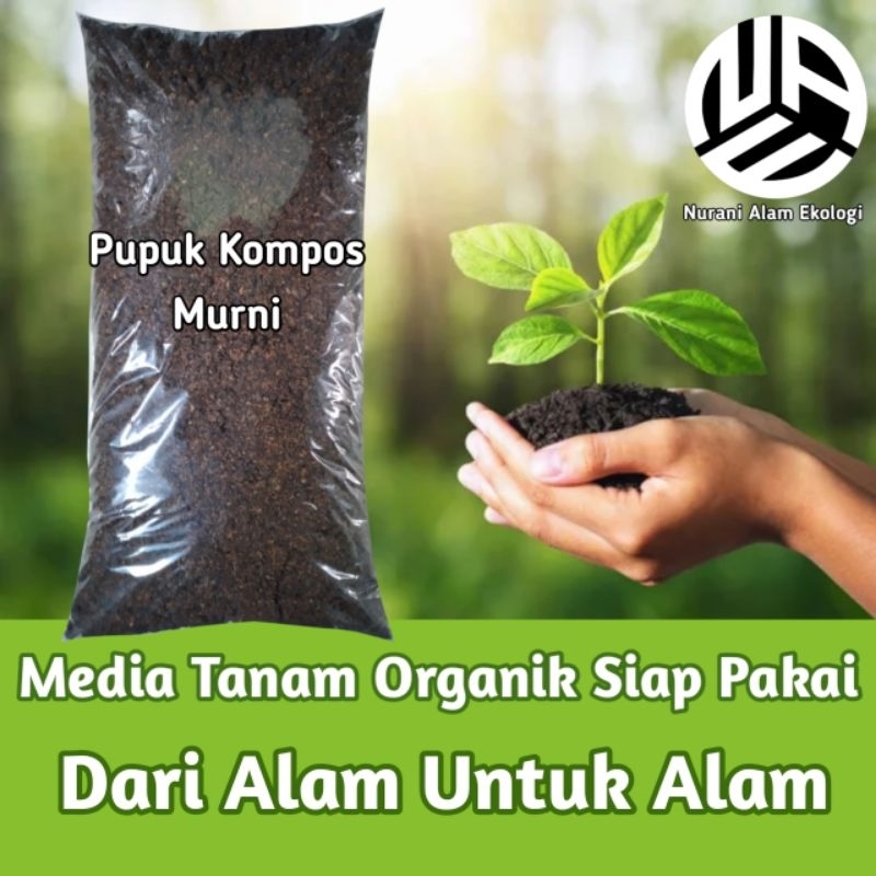 Jual Media Tanam Pupuk Kompos Organik Murni Tanpa Campuran Tanah Humus ...