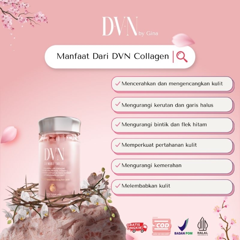 Jual DVN COLLAGEN PREMIUM ASLI ORIGINAL 100% ISI 60 TABLET | ID 1273 ...