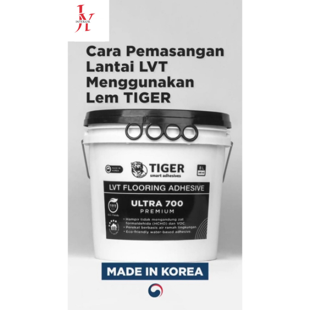 Jual Lem Tiger Ultra 700 Made in Korea Lem Vinyl Lem Flooring 4L ...