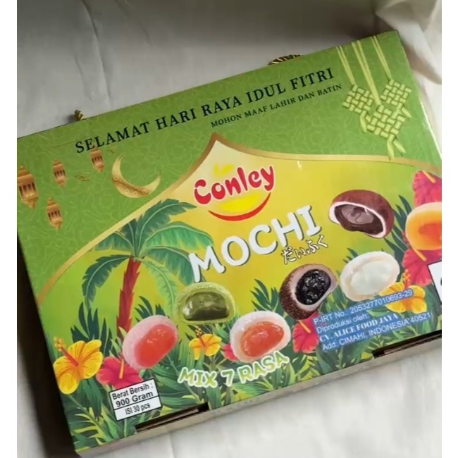 Jual CONLEY MOCHI HAMPERS LEBARAN | DAIFUKU IDUL FITRI | MIX 7 RASA ...