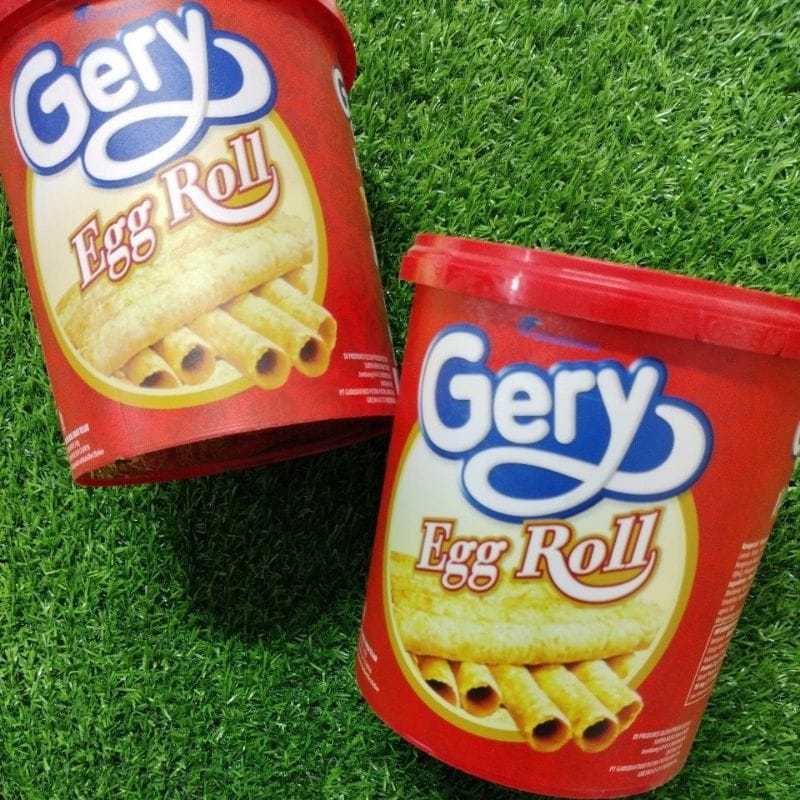 Jual GERY EGGROLL Jajanan Lebaran Gerry Eggroll Butter Cookies Toples ...