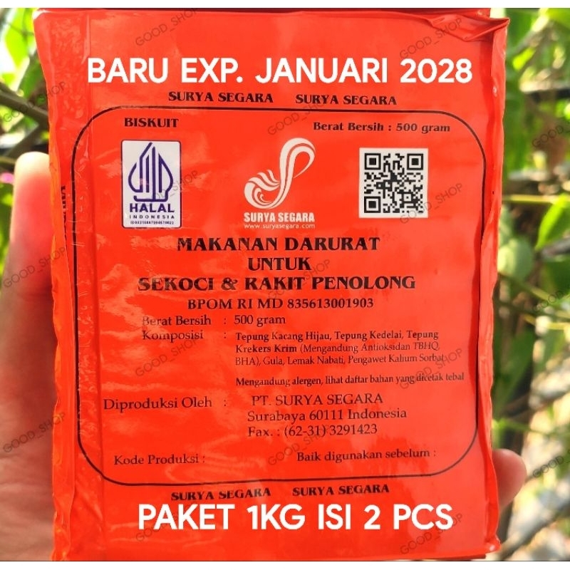 Jual TERBARU Exp. 01 2028 PAKET HEMAT 1kg RANSUM EMERGENCY FOOD RATION ...