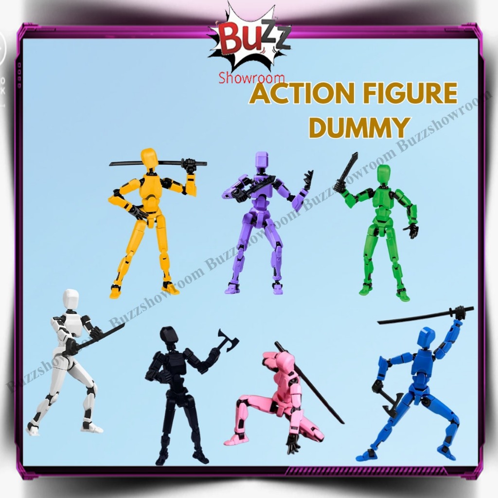 Jual Joint Movable Dummy 13 Action Figure Mainan Perakitan Robot Anak ...