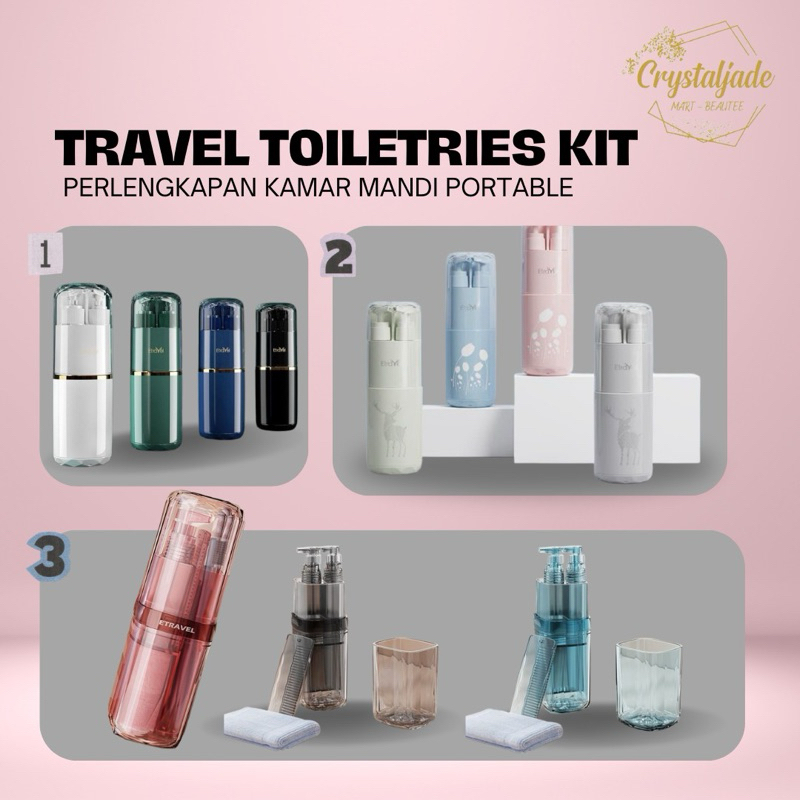 Jual READY STOCK PRODUK ORIGINAL E-Travel Toiletries Kit 4 WARNA Yang ...