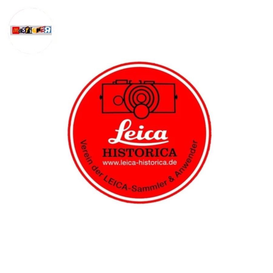 Jual sticker Leica historica logo stiker retro vintage brand analog ...
