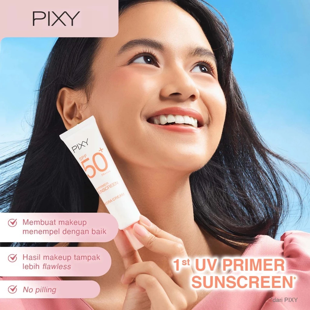Jual PIXY Bundling Concealing Base Free UV Sunscreen Hydra Cream Mini ...