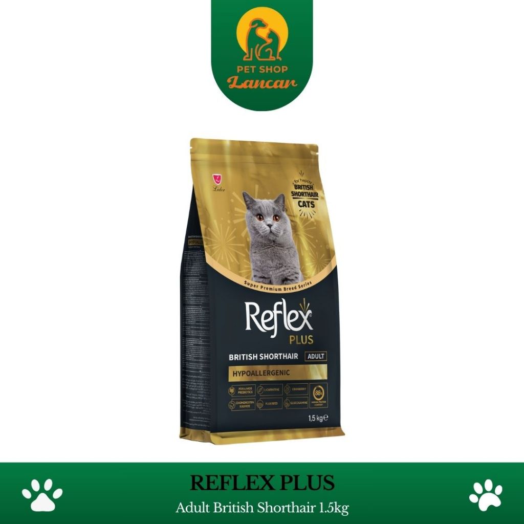 Jual REFLEX PLUS Breed Series - For Adult BRITISH SHORTHAIR ...