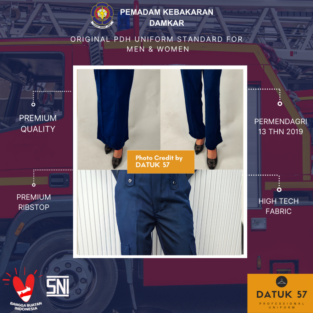 Jual Original Premium by Datuk 57 Seragam Bawahan PDH PDL Pakaian Dinas ...
