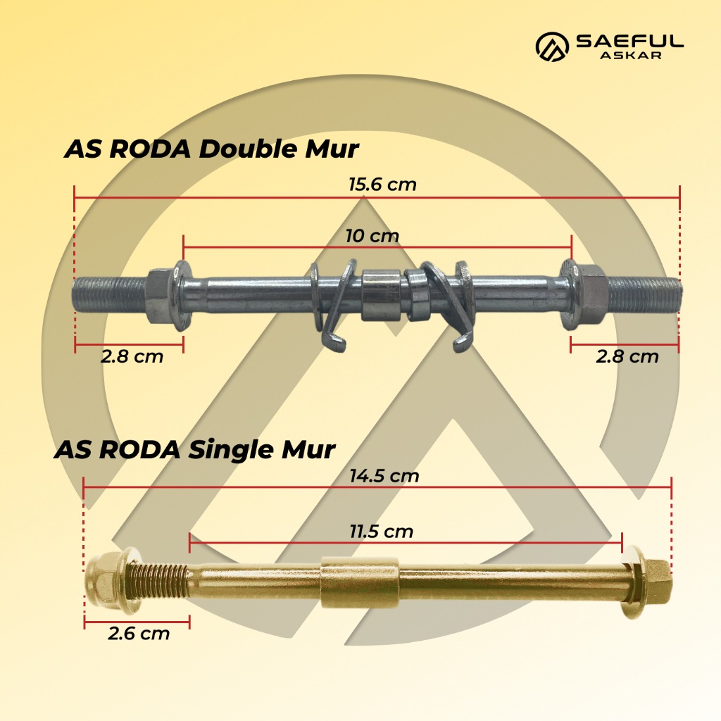 Jual As Boshing Mur Roda Depan Sepeda Listrik | Shopee Indonesia