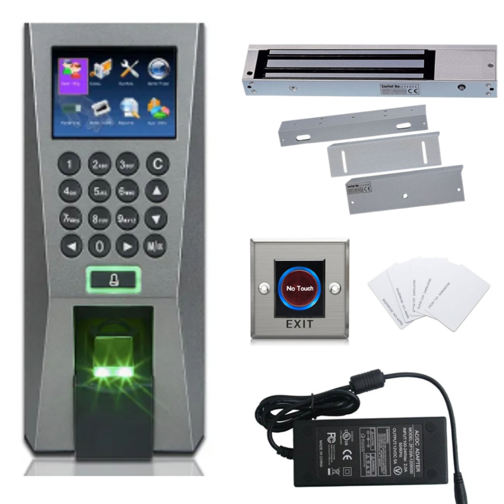 Jual Paket akses door fingerprint f18 access door fingerprint zkteco ...