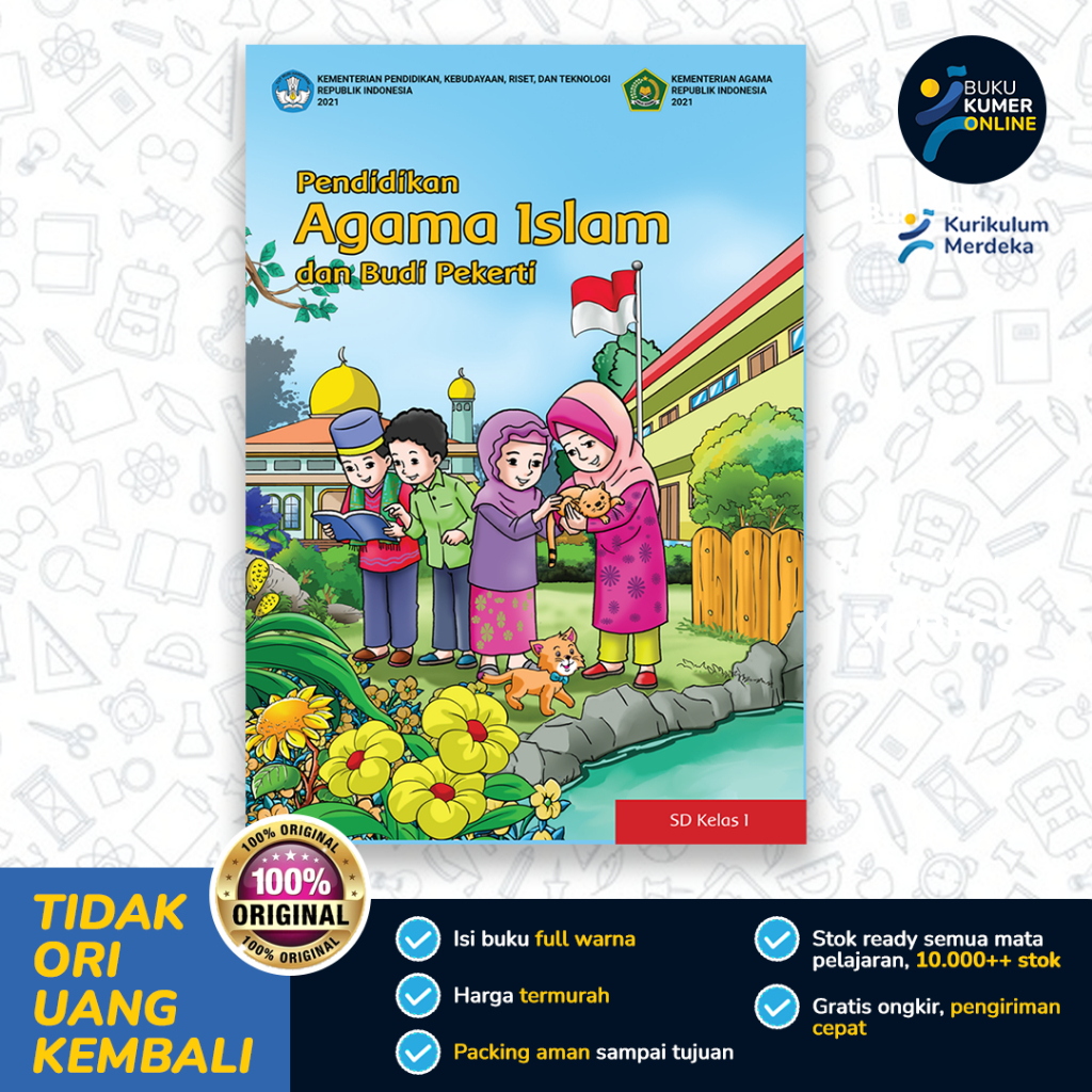 Jual Buku Agama Islam Kelas 1 SD - Buku Paket Siswa - Kurikulum Merdeka ...