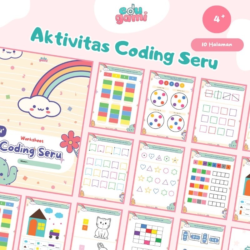 Jual edugami.id | Worksheet Aktivitas Coding Seru - Koding Anak ...