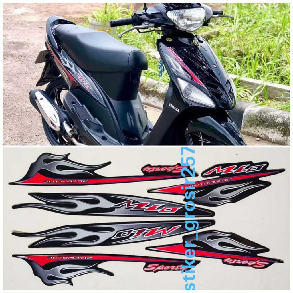 Jual STIKER FULLSET STRIPING LIS BODY YAMAHA MIO SPORTY TAHUN 2006 MIO ...