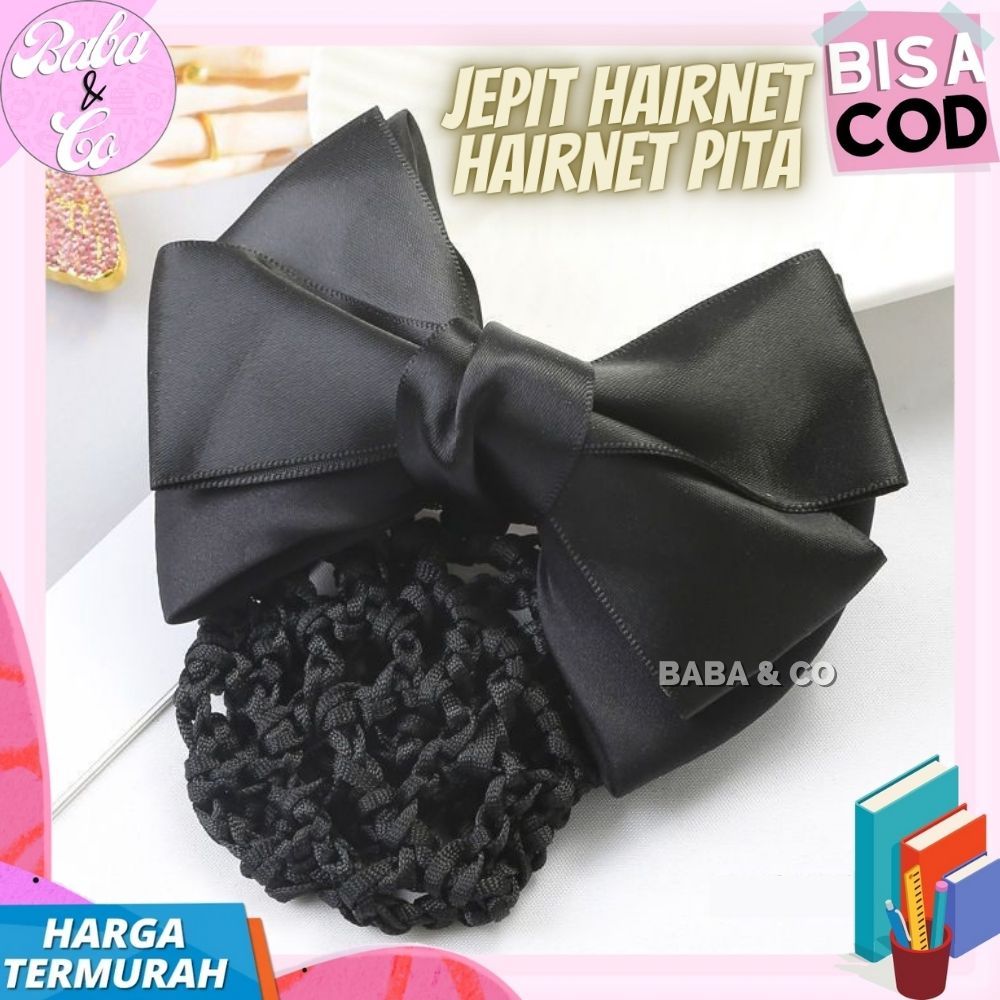 Jual Jepit Hairnet Cepol Perawat Hairnet Pita Pramugari Konde Rambut ...