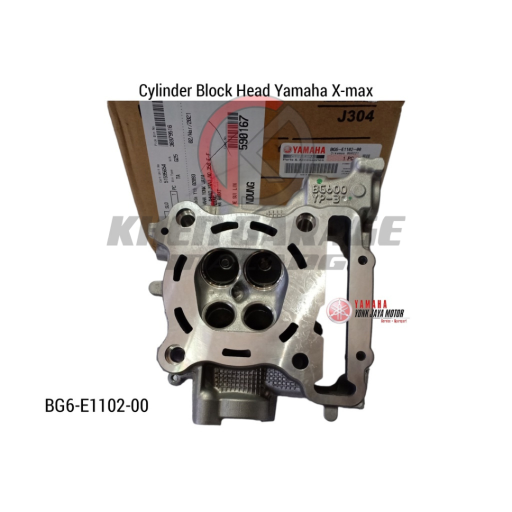 Jual BG6-E1102-10 BLOCK BLOK CYLINDER HEAD ASSY XMAX ASLI YAMAHA ...