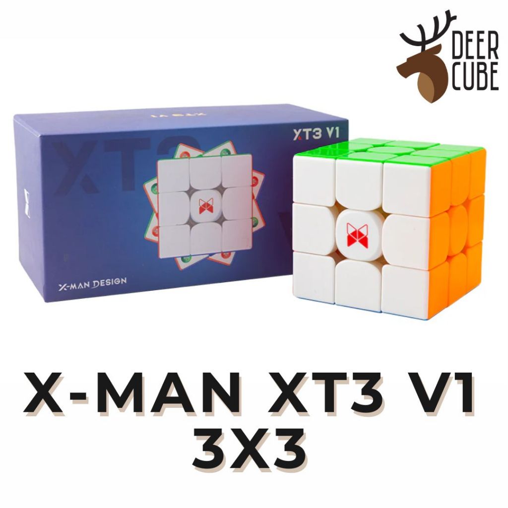 Jual X-Man XT3 V1 3x3 - Cubes Magnetic Stickerless QiYi X Man XT 3 UV ...