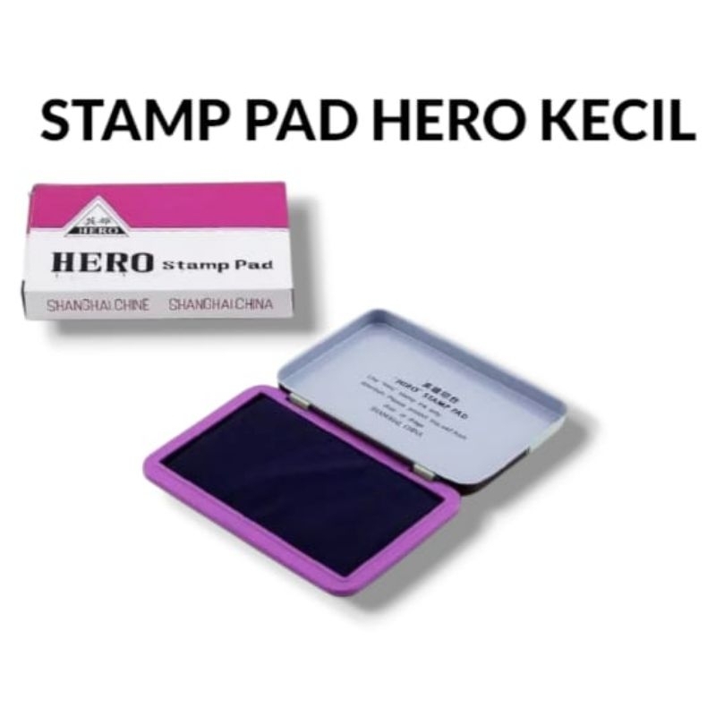 Jual STAMP PAD HERO KECIL / BAK STEMPEL KECIL (Pcs) | Shopee Indonesia