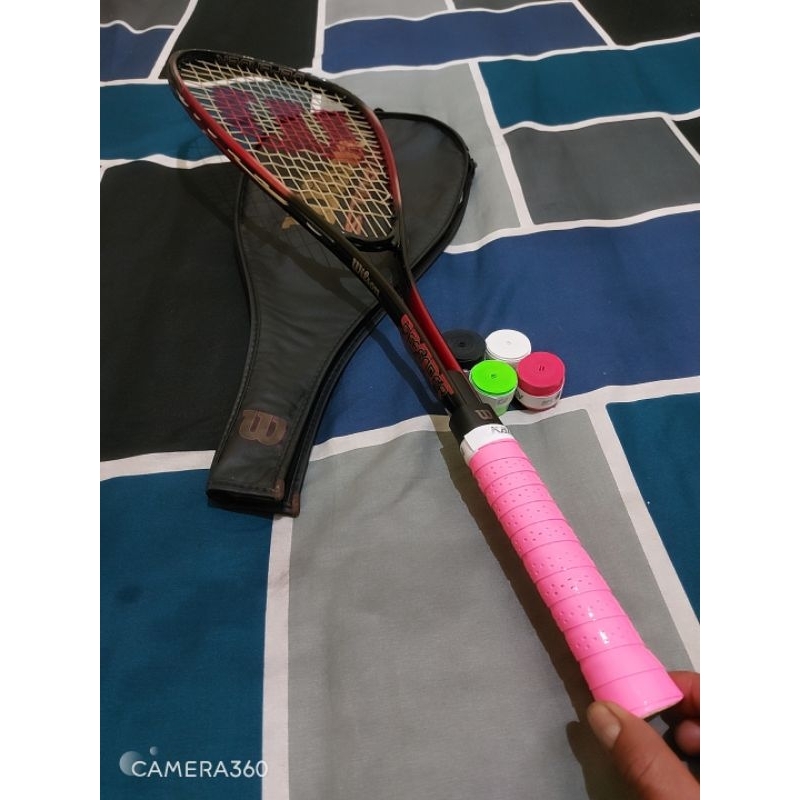 Jual RAKET TENIS SQUASH WILSON DEFENDER ORIGINAL SIAP PAKAI YA | Shopee ...