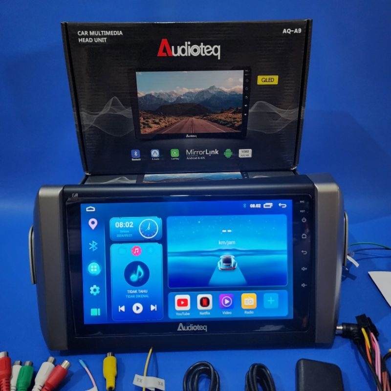 Jual Head unit oem android 9 inch audioteq ram 2 gb + rom 64 gb Qled ...