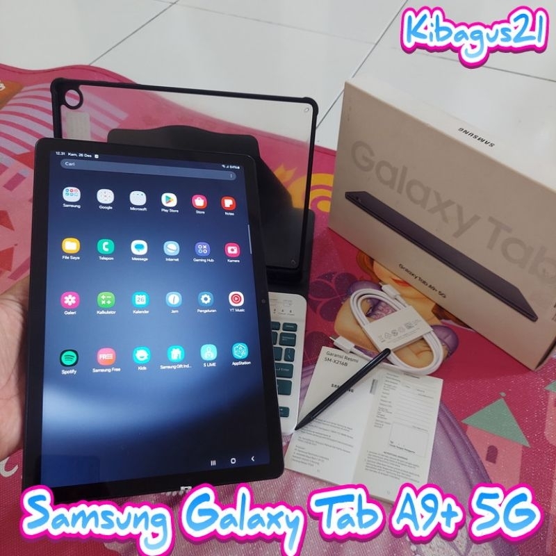 Jual Samsung Tab A9+ A9 plus Versi 5G LTE Spek tertinggi Fullset bonus ...