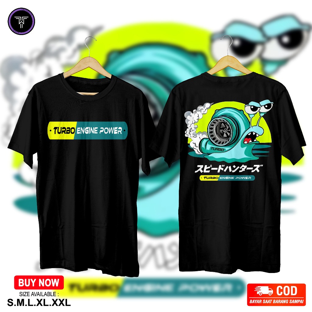Jual KAOS JDM TURBO SNAIL GARRY OTOMOTIF CUMI DARAT ENGINE DIESEL POWER ...