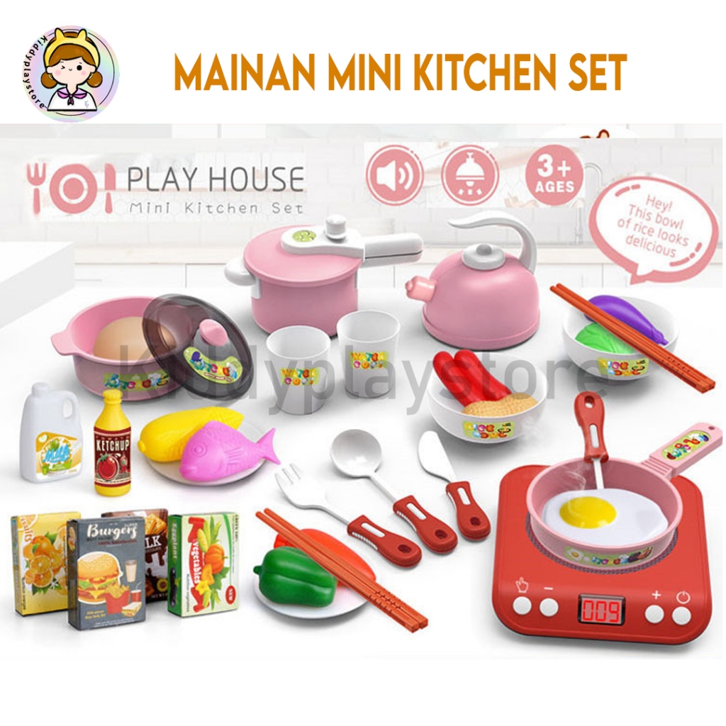 Jual Mainan masak masak anak / Play house mini Kitchen Set / Kompor dan ...