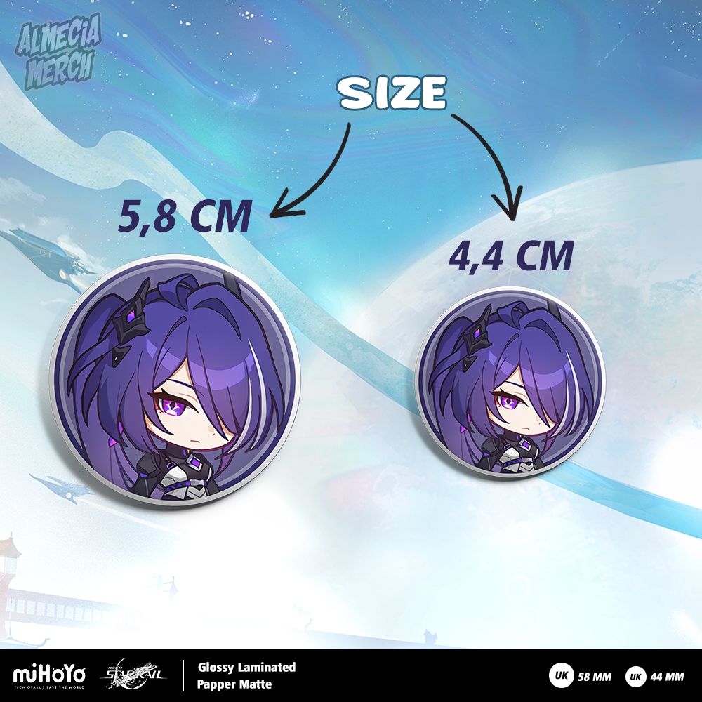 Jual [ PROMO BELI 5 GRATIS 1 ] Pin Honkai Star Rail - Pin Bros Honkai ...