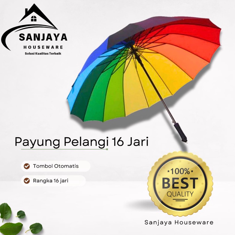 Jual Harga Grosir Sinar Payung Pelangi ukuran Standar diameter 11cm 16 ...