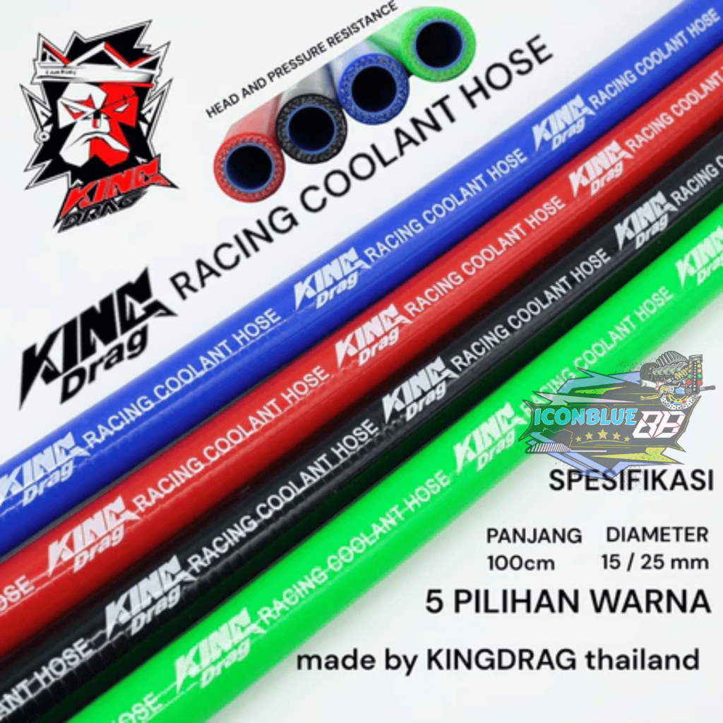 Jual iconblue88 SELANG RADIATOR ORIGINAL KING DRAG UNIVERSAL MOTOR NINJA R NINJA RR VIXION READY ...