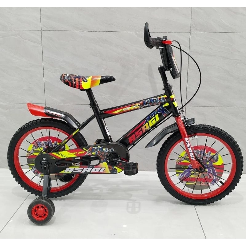 Jual Sepeda Anak laki laki Bmx Klasik 18 inch Asagi 18inch usia 5 sd 8 ...