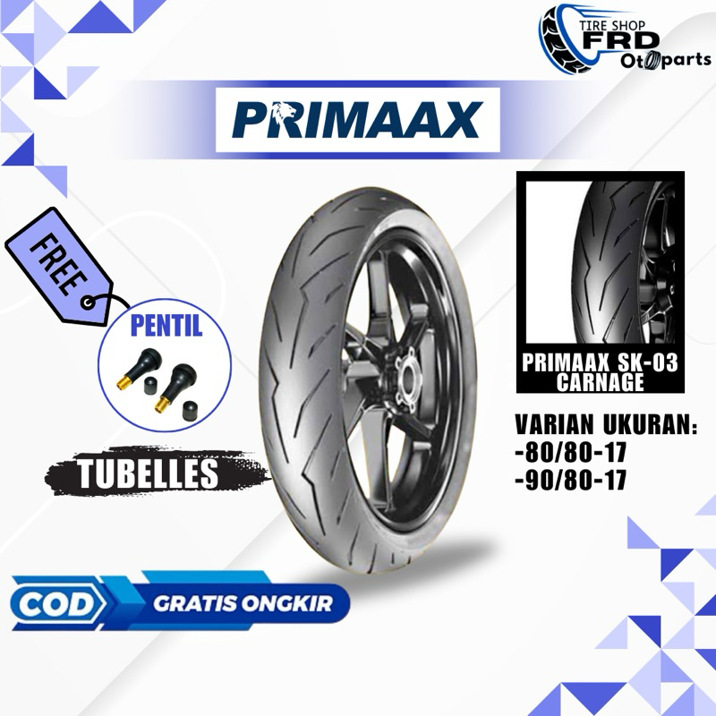 Jual [CODI BAN PRIMAX TYPE SKO3 DONAT TUBLES UKURAN (80/80-17) (90/80-17) (110/70-17) | Shopee ...