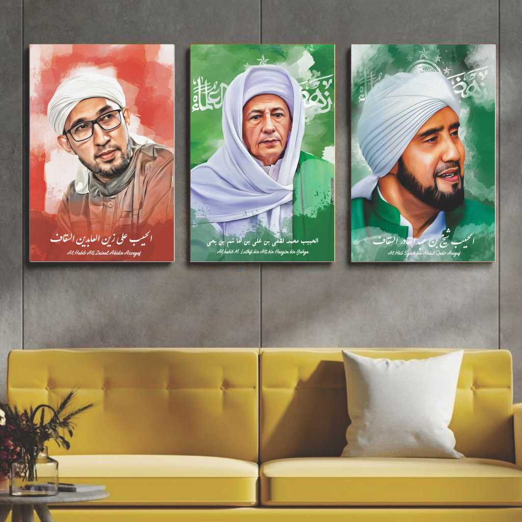 Jual [COD] Poster Ulama Habaib 20x30cm Tebal 6mm Papan MDF Poster Ulama ...