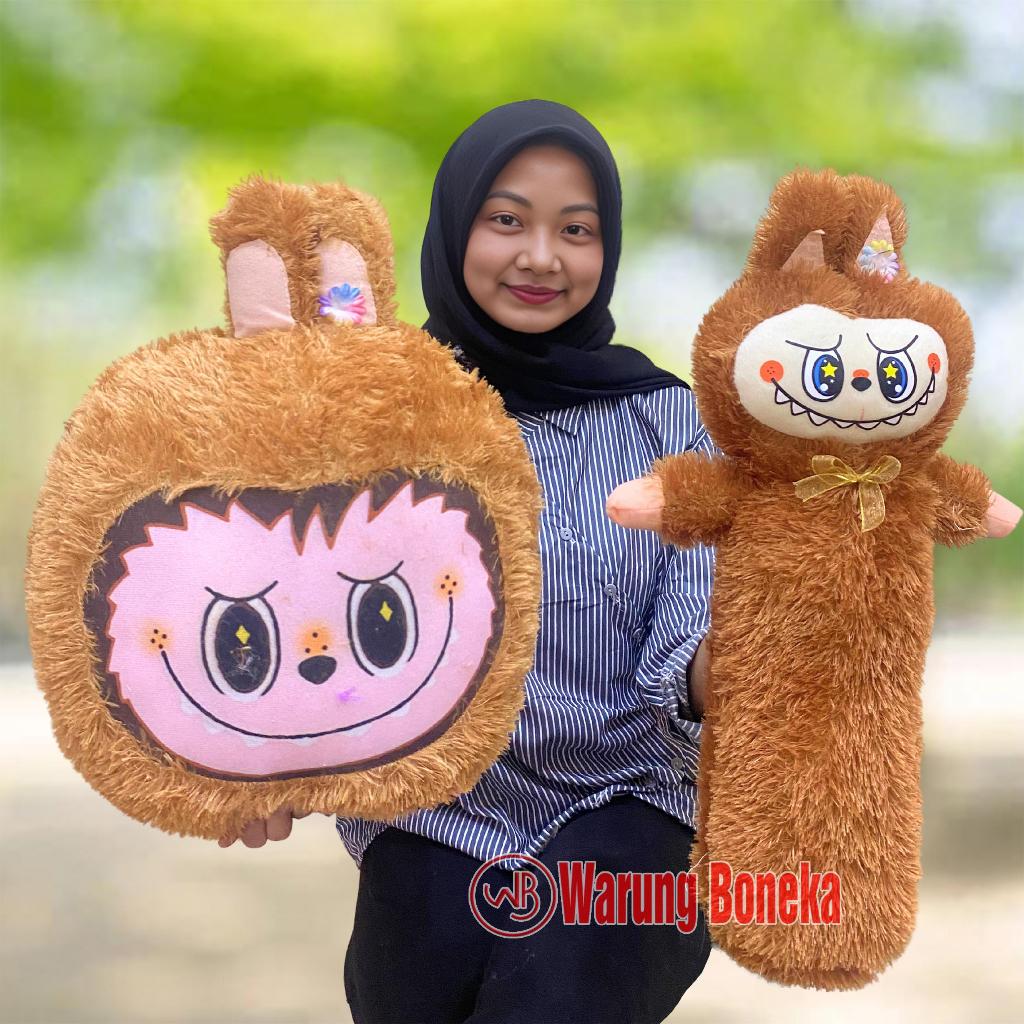 Jual Set Bantal Guling Kepala Karakter LABUBU the monster exciting ...