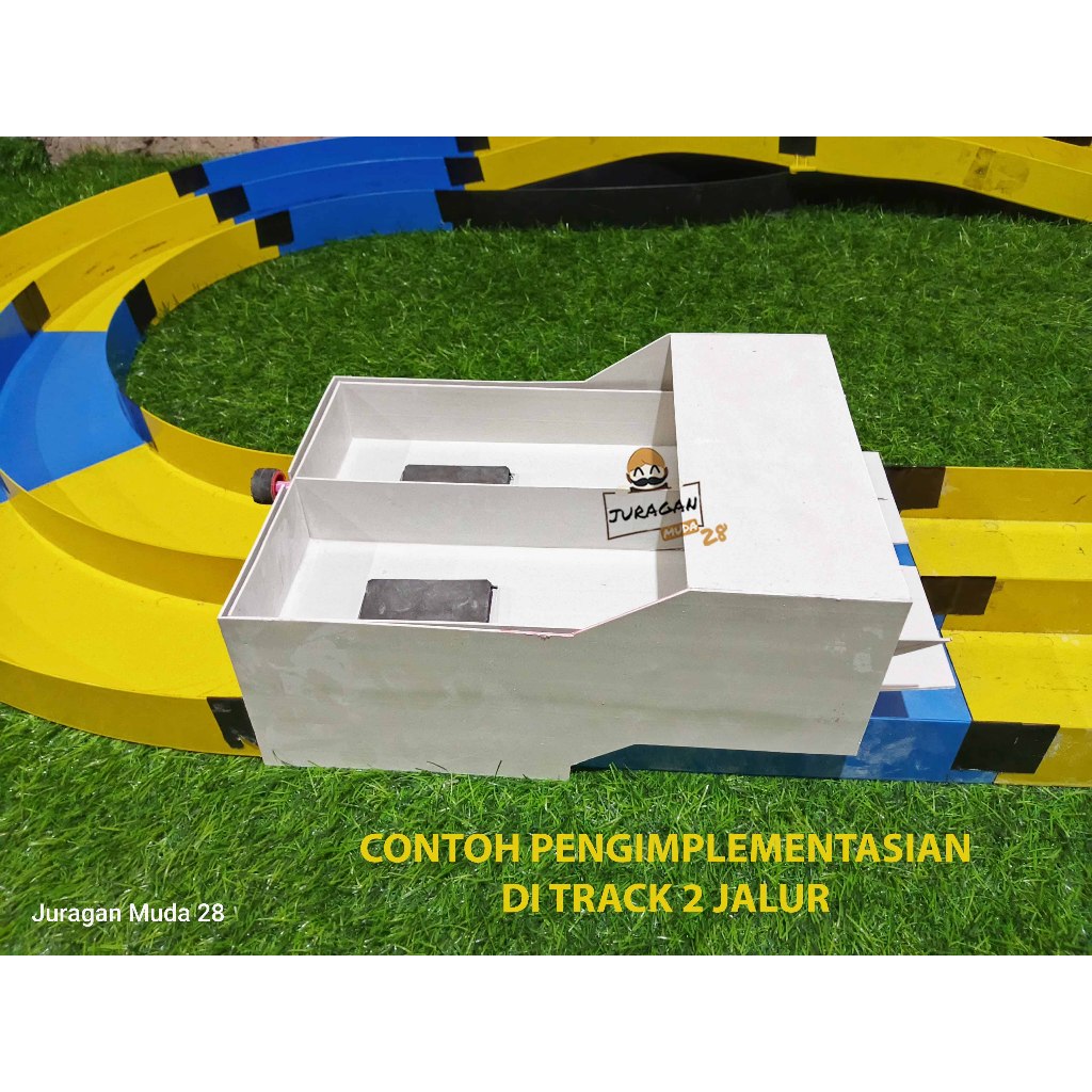 Jual Box Start 2 Jalur Track Tamiya bahan PVC Homemade | Shopee Indonesia