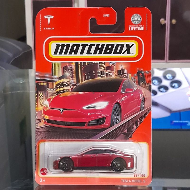 Jual COLLECTOR MATCHBOX TESLA MODEL S MERAH | MATCHBOX ORIGINAL TESLA ...