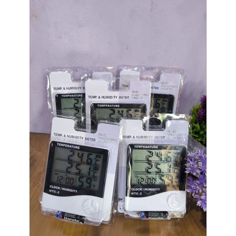 Jual HTC-2 Termometer Ruangan Digital / Termometer Hygrometer Ruang ...