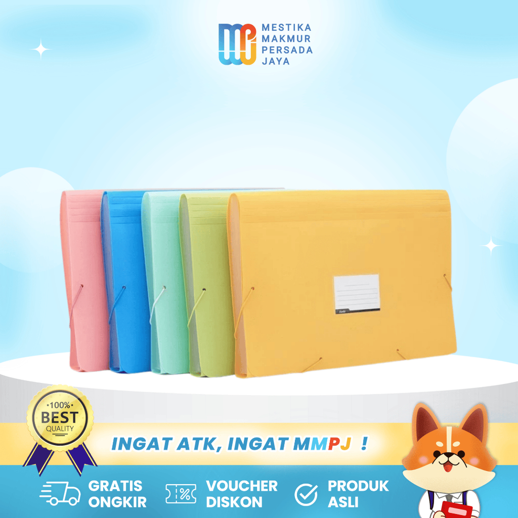 Jual Bantex Expanding File / Map Tempat Dokumen Folio/F4 12 Kantong ...