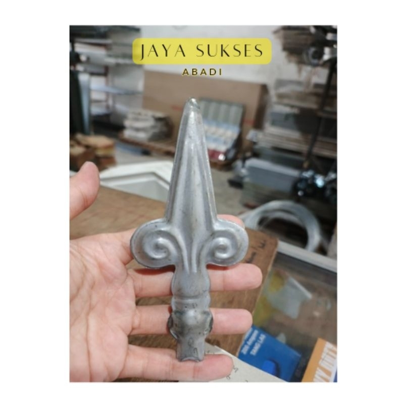 Jual Ornamen pagar tombak besi plat p4 panjang | Shopee Indonesia