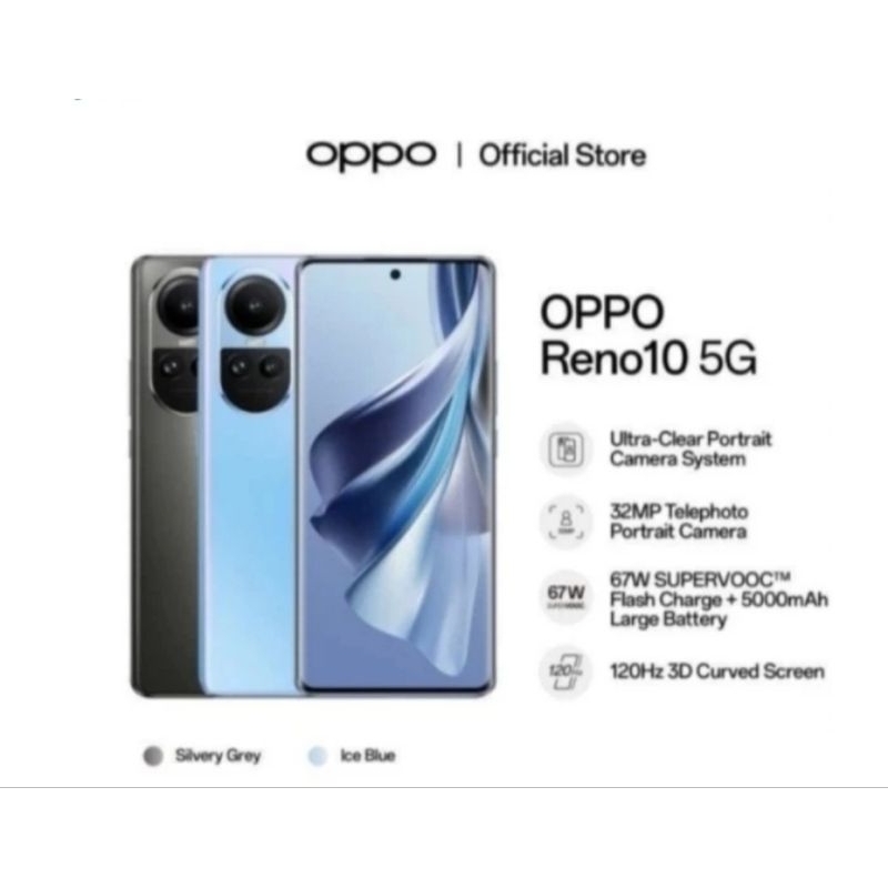 Jual HP OPPO RENO 10 5G RAM 8/256GB (GARANSI RESMI OPPO INDONESIA ...